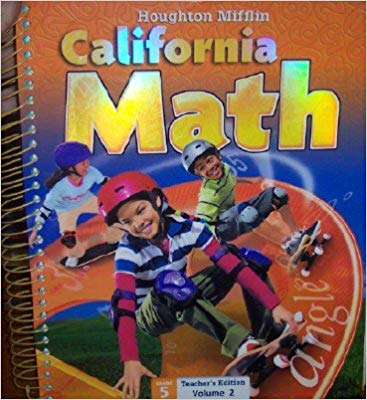 Grade 5 Teachers Edition: Houghton Mifflin Mathmatics California ...