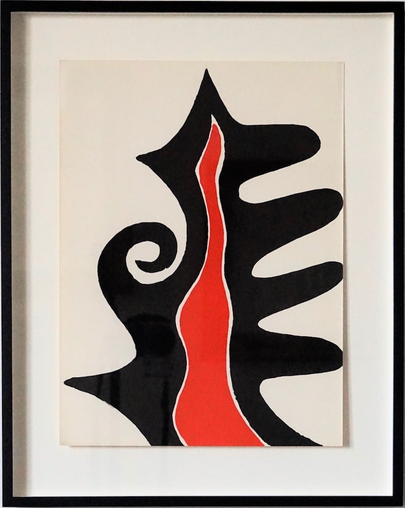 20/210 alexander calder flame | twentieth century prints