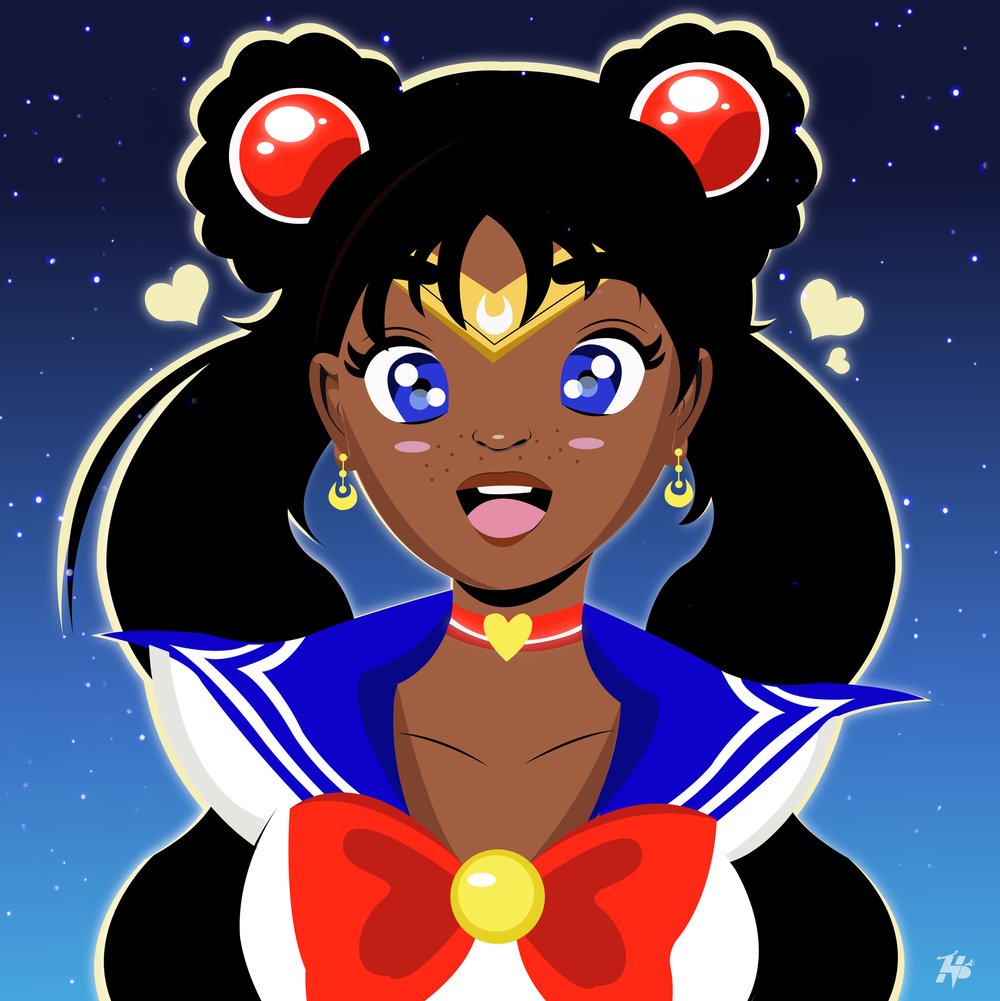 Sailor Moon: Inner Scouts | The Art of Hippy Potter