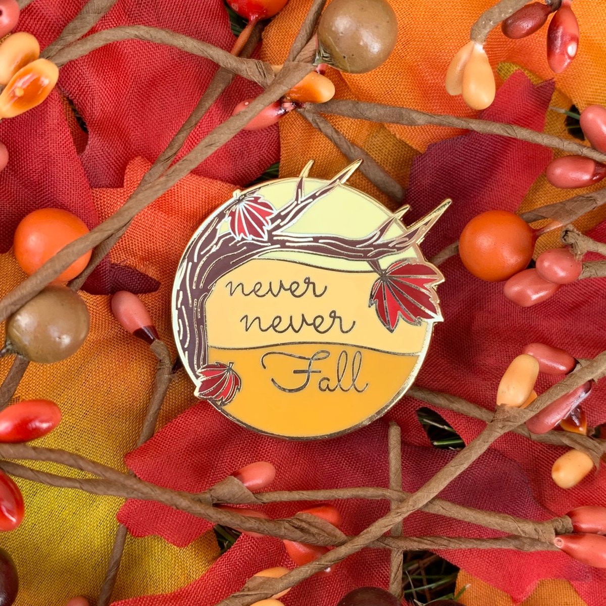 Autumn Leaves Pin | Pied Piper Pins