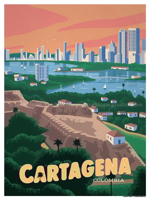 IdeaStorm Studio Store — Cartagena Poster