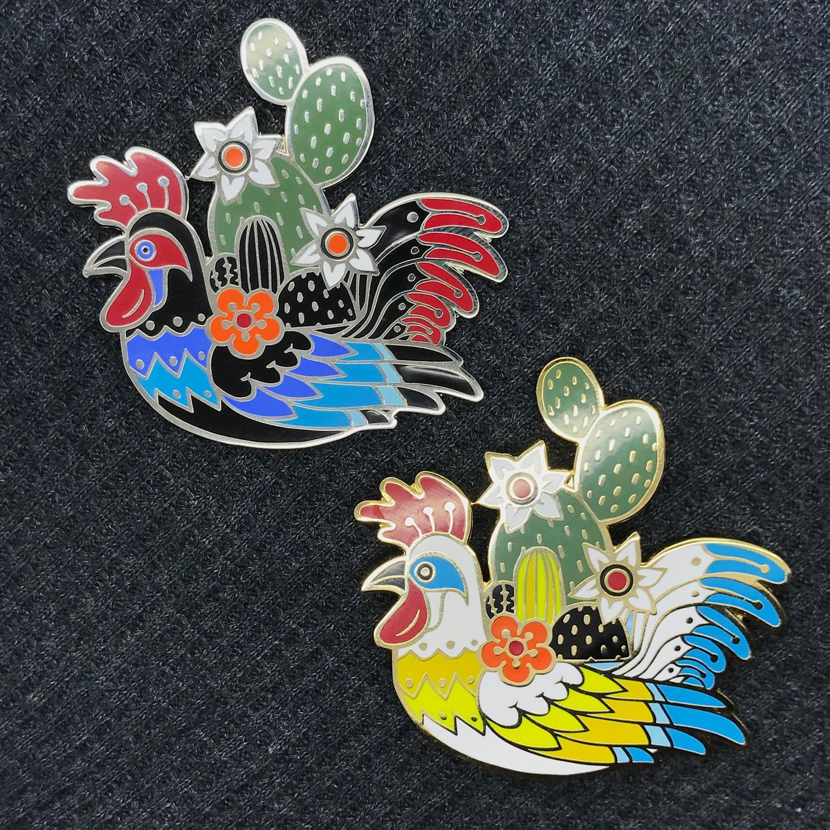 Series 4 “Rooster” Pins | Stormcloudz