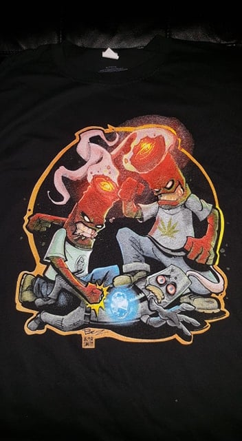 2 MANY BLUNTS BLUNT BEATDOWN T SHIRT (IN STOCK) | GUTTER CHRIST PRODUCTIONS