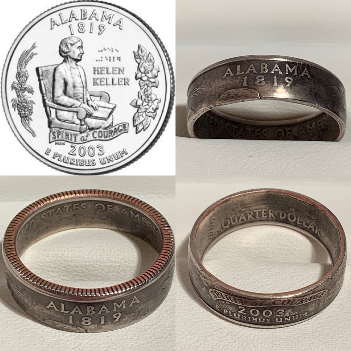 Alabama Coin Ring | Colins Rings