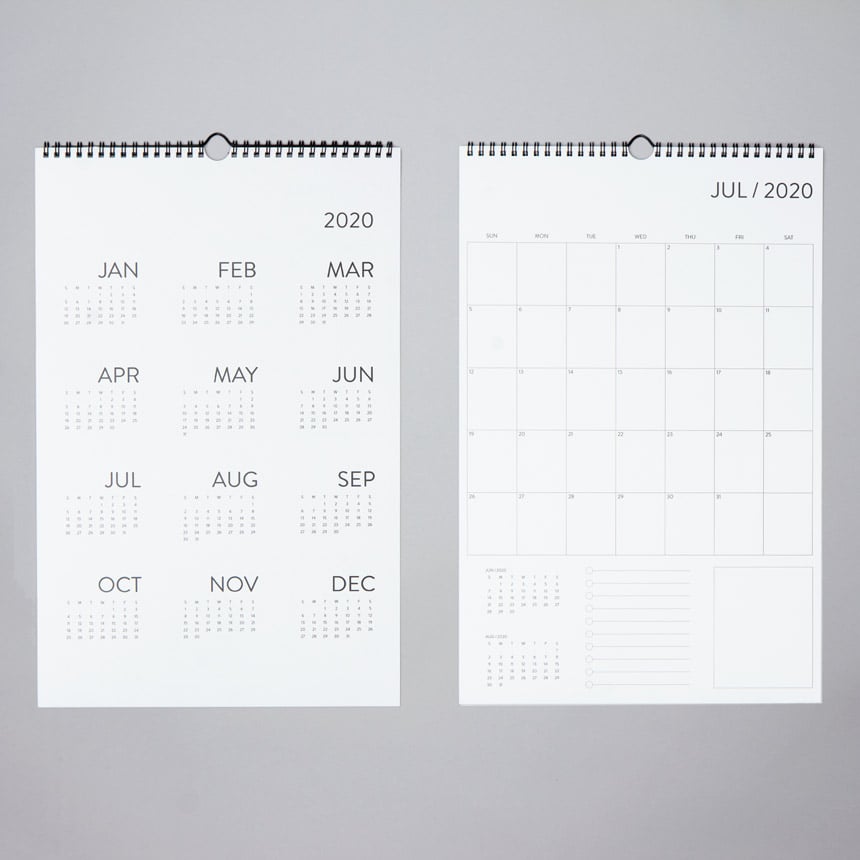 REDSTAR ink — SALE. 12 Month Wall Calendar 2020