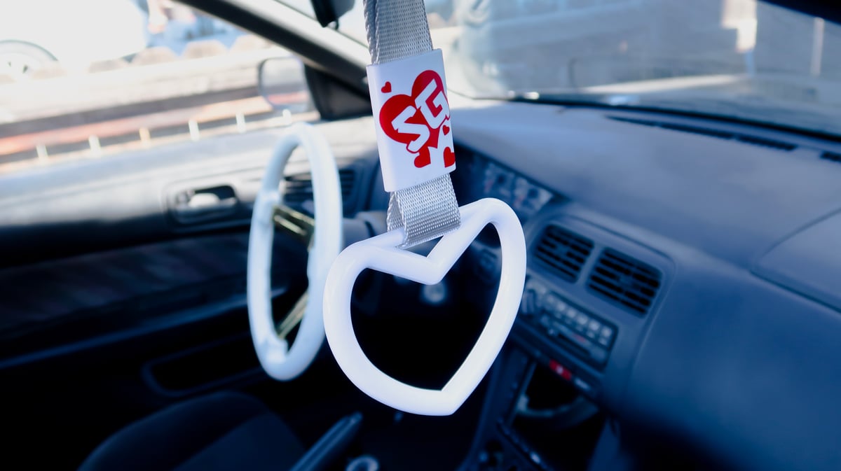 Stay Good “SG” Heart Tsurikawa Train Handle | CAR SHOP BLOOM.
