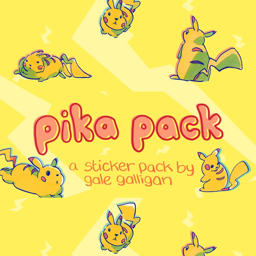 Sticker Set - Pika Pack | gale galligan