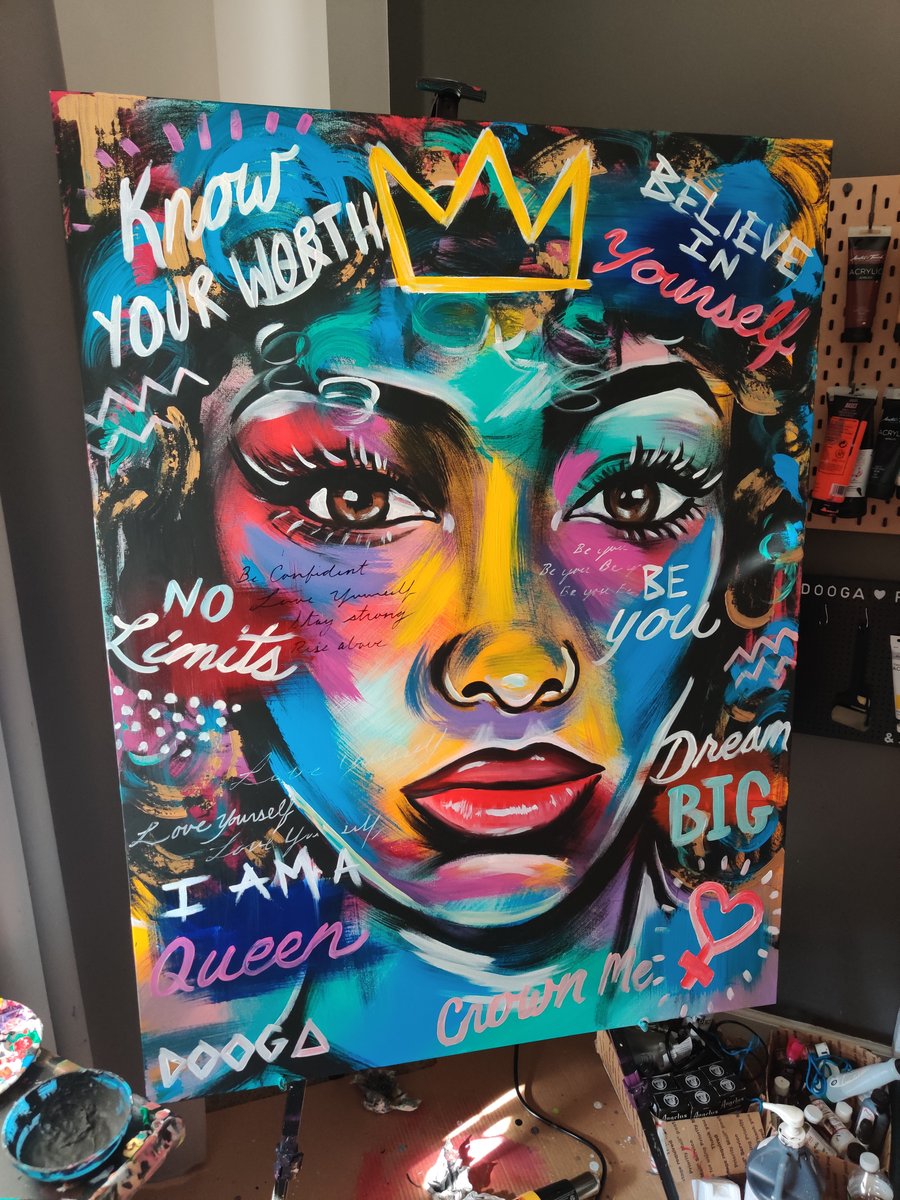 AFFIRMATION - Canvas Print | DOOGA ART LLC