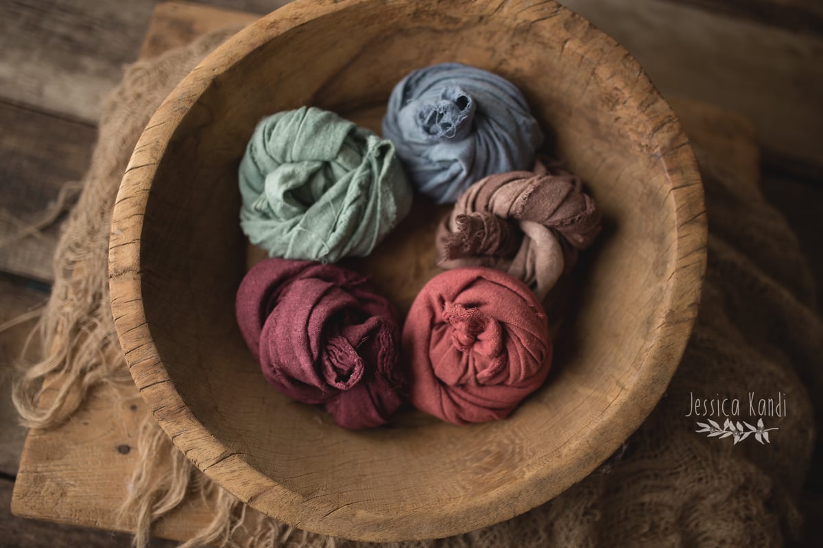 Rustic nubby silk layers 4 shades available / Jessica Kandi Photo Props