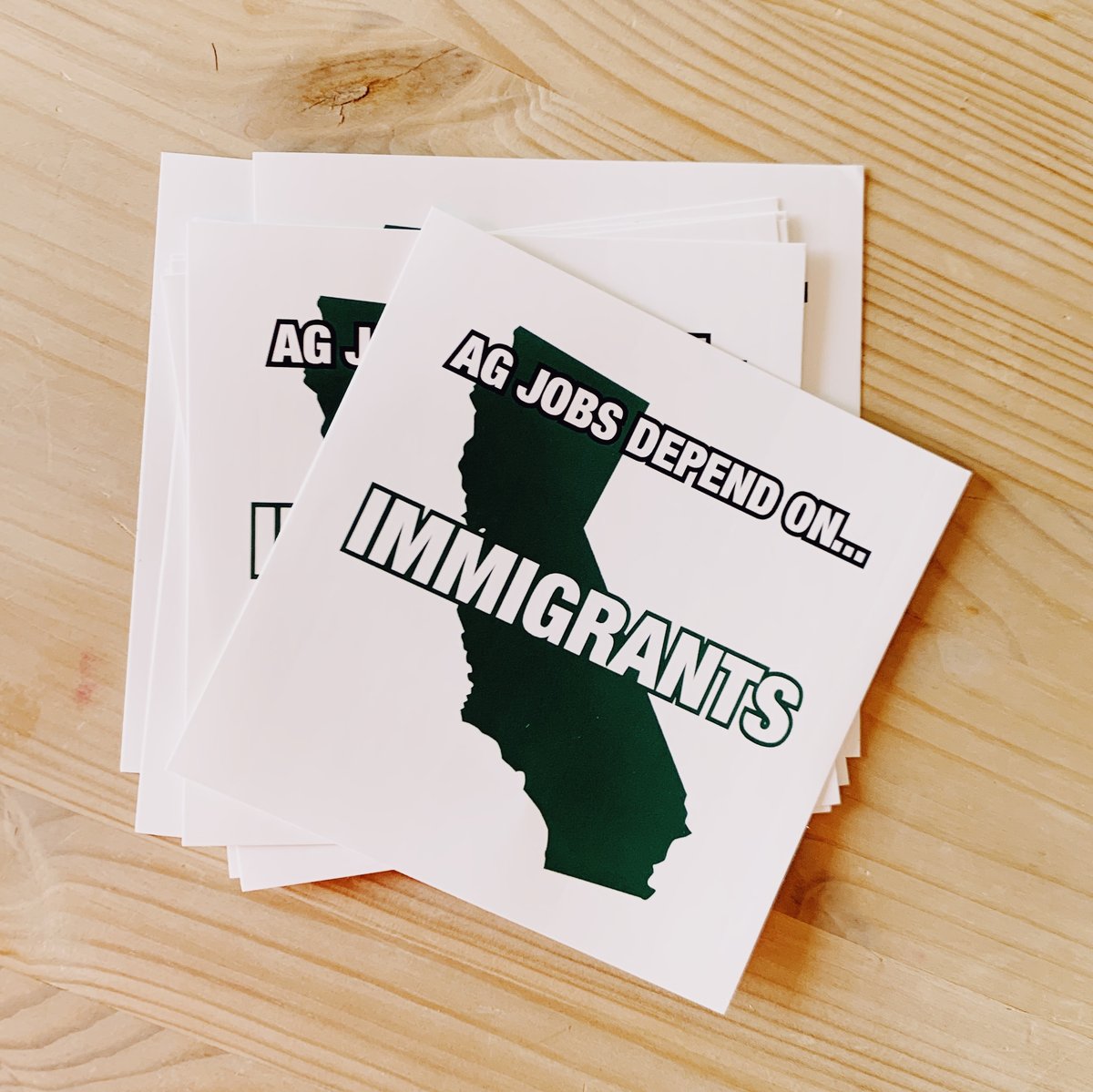 Ag Jobs Depend on Immigrants | Sticker | O S O