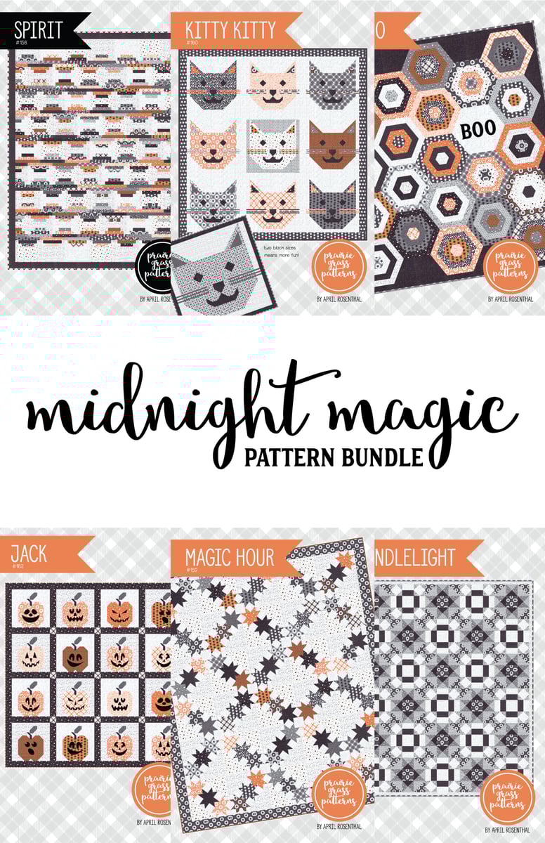 Midnight Magic Pattern Bundle (6 patterns!) | Prairie Grass Patterns