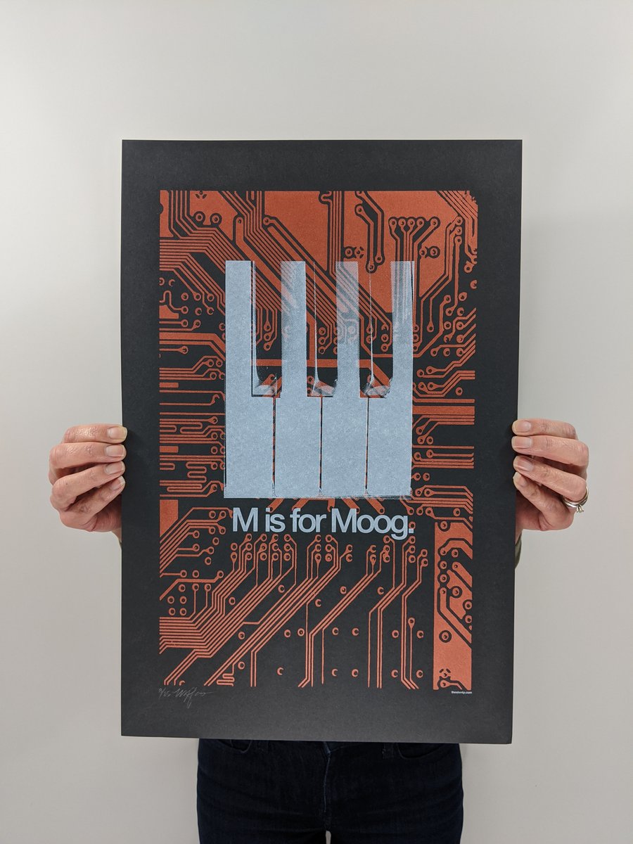 "M is for Moog" (Copper Edition) | TheSilentP