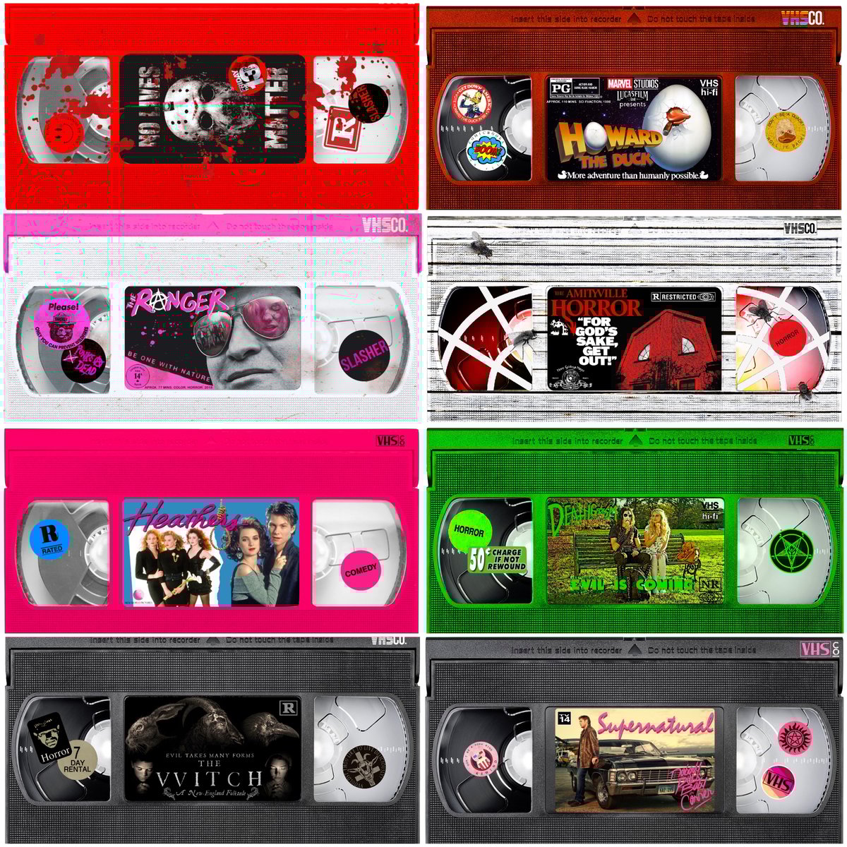 Video Vinyl, Vol. 4 & 5 | Vinyl Hell Sticker Co.