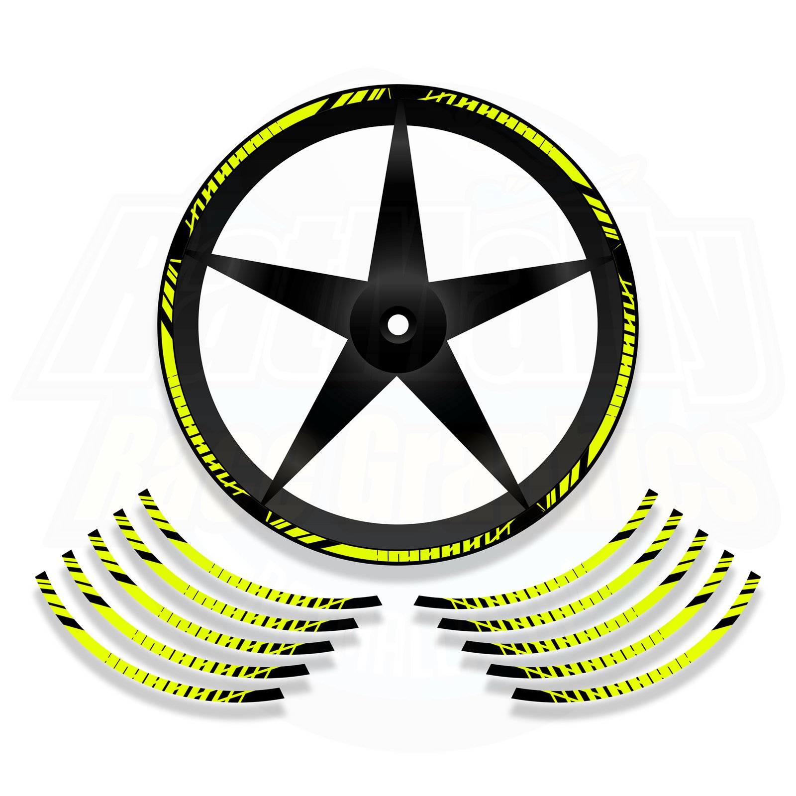 "RimShot" Wheel Stripes 17" / RatMally Graphics