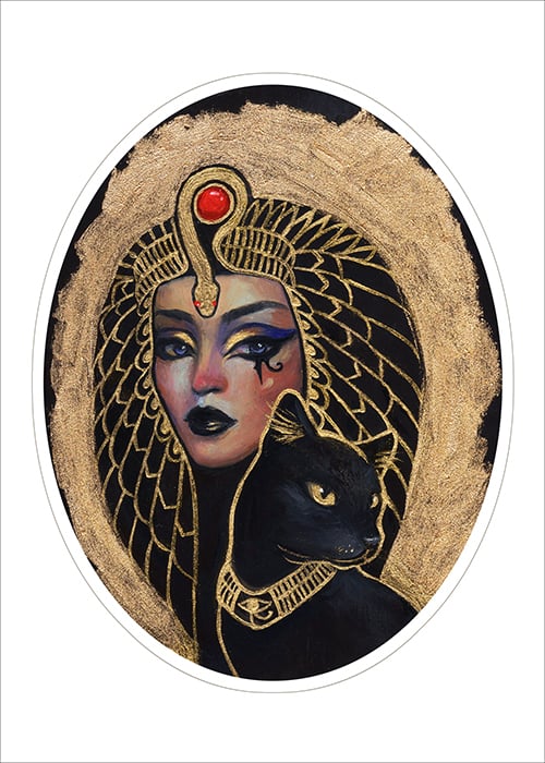 “Bastet” Open edition print | Jel Ena
