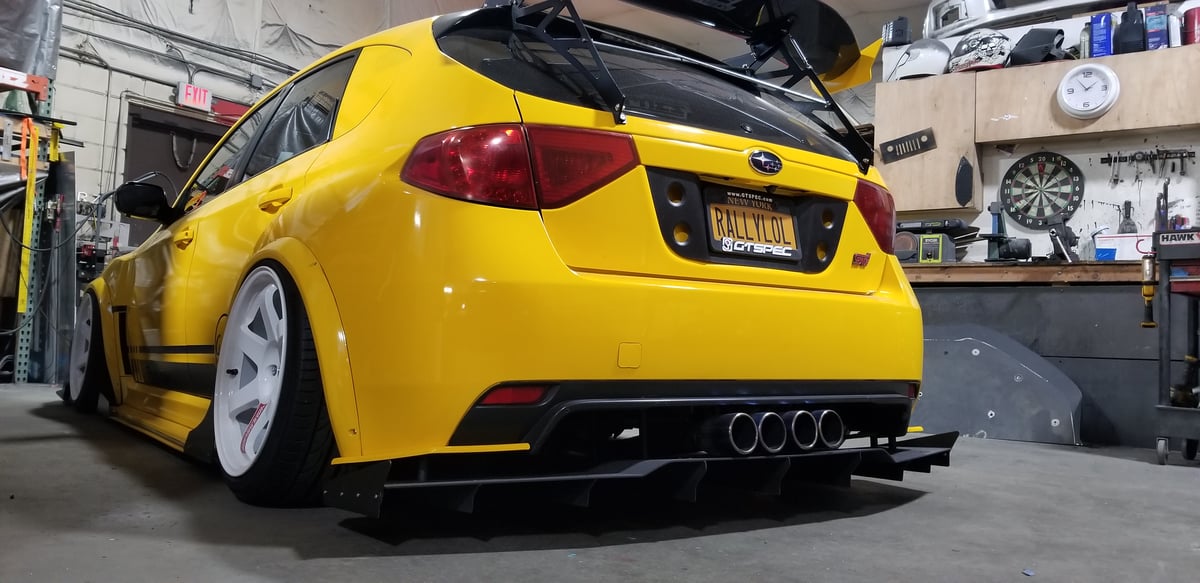 2008-2020 Subaru STi/WRX License Plate Shroud | Galvez Customs