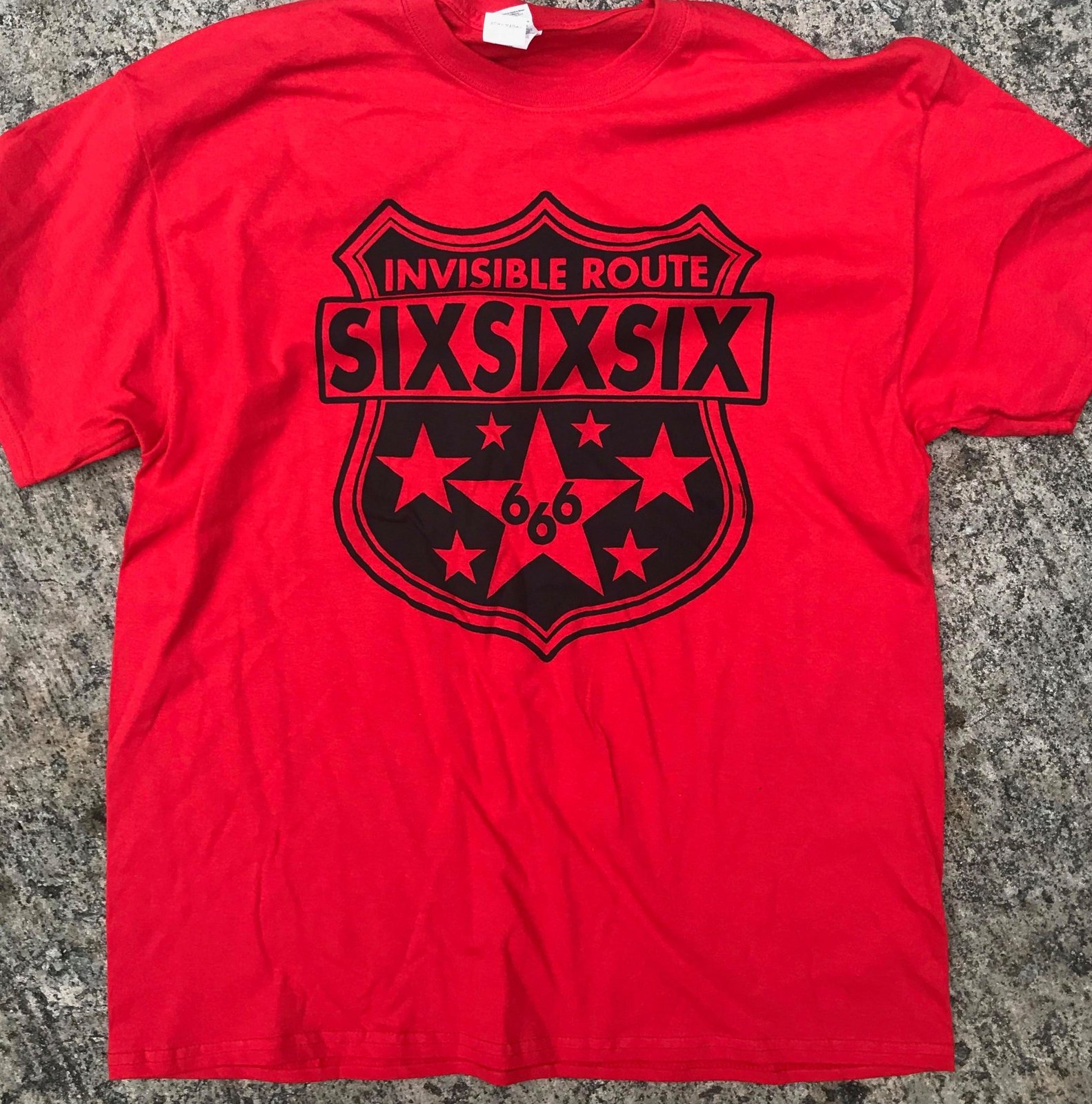 2019 Tour Red "666" T-shirt / Martin Atkins