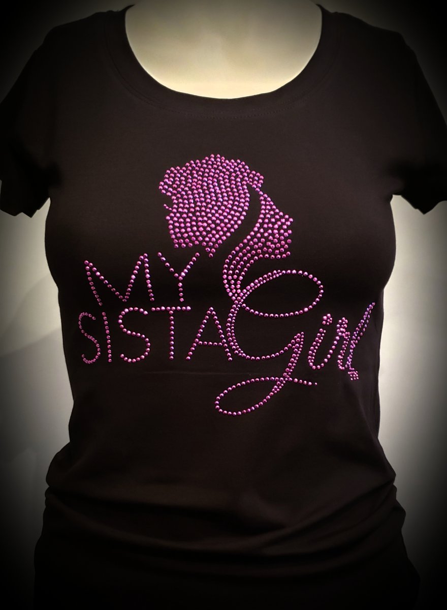 My Sista Girl Blng Tee - Purple | My Sista Girl Gear