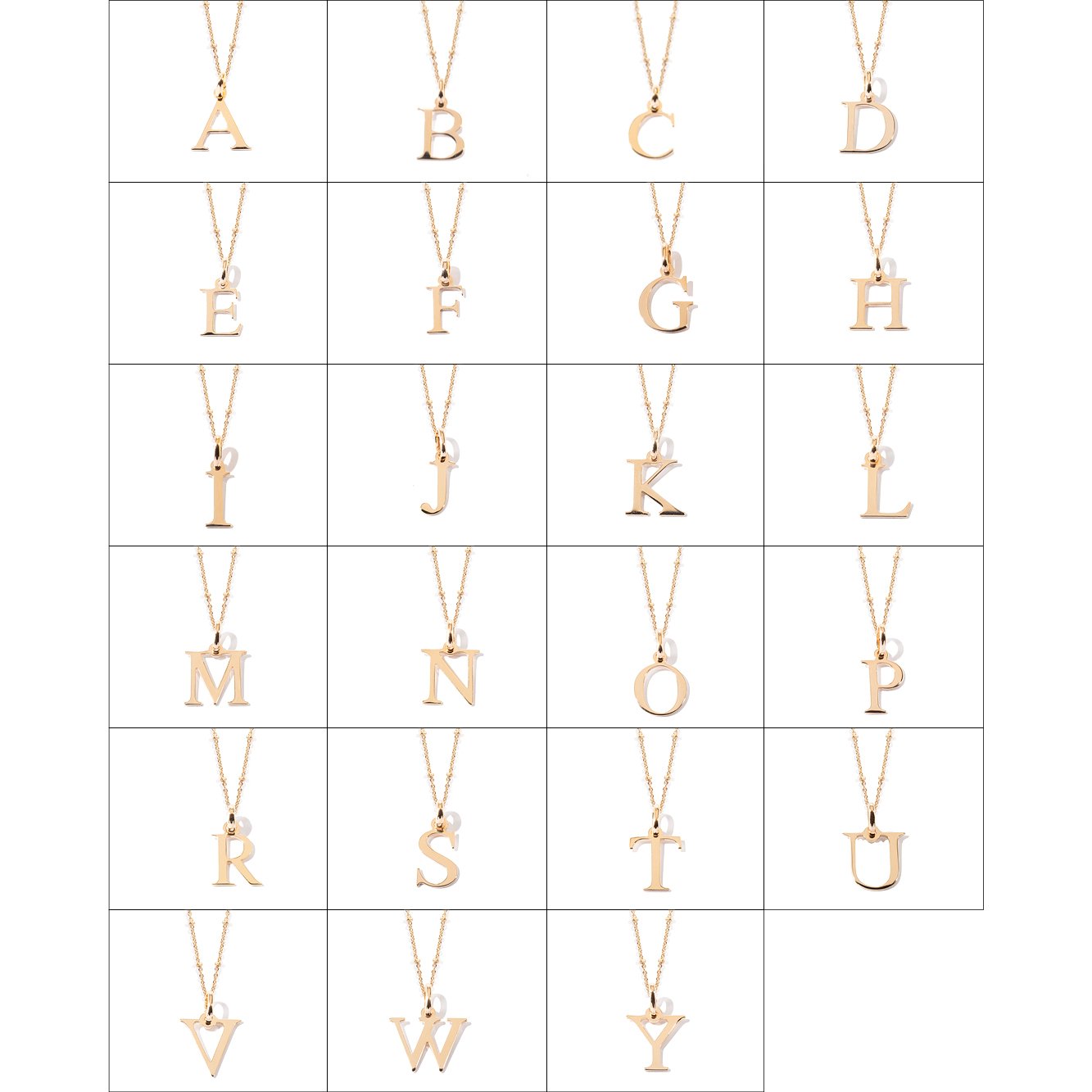 KALAIKA FINE INITIAL NECKLACE