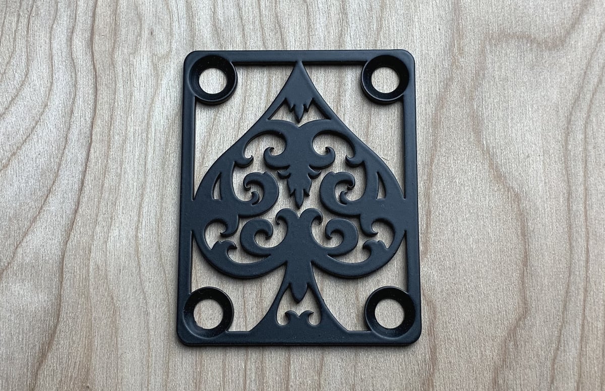 Spade - Industrial Black | Icon Plates