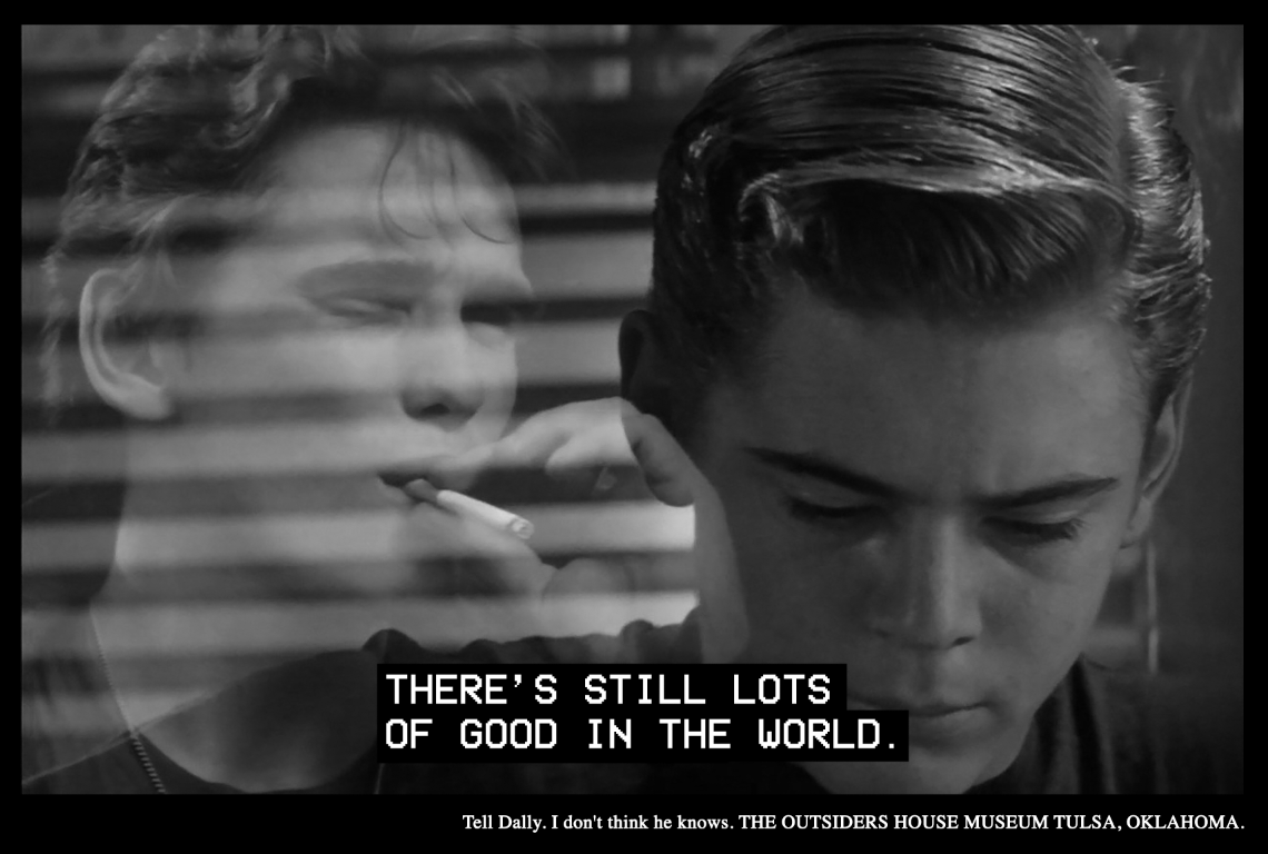 "There's still lots of good in the world. Tell Dally. I don't think he ...