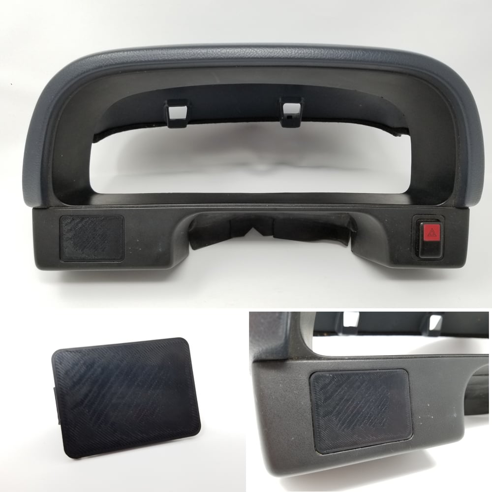 90-91 Honda Civic Defroster / Dimmer Switch Delete Plate (EF Sedan ...