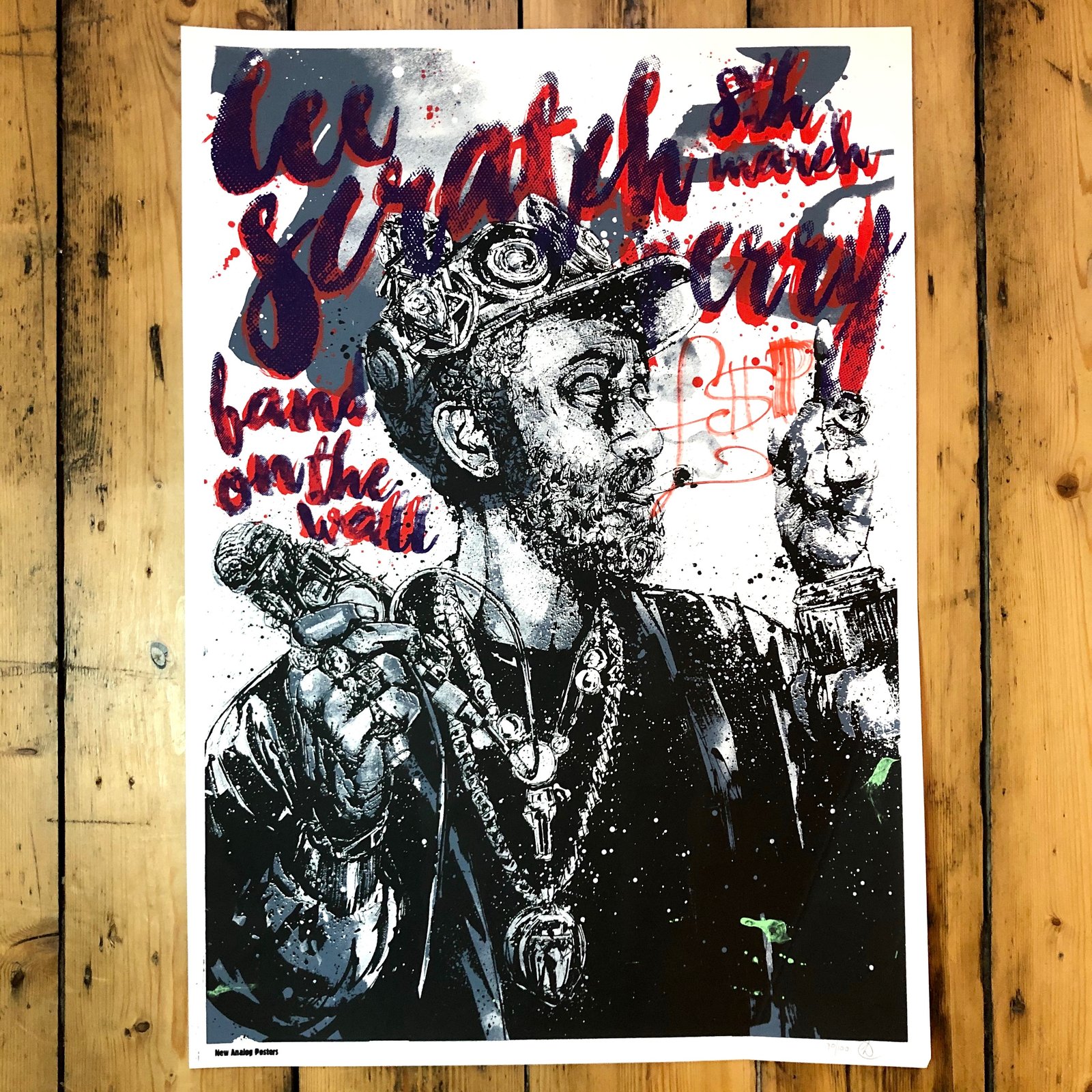 Lee Scratch Perry - Signed & Doodled / New Analog Posters