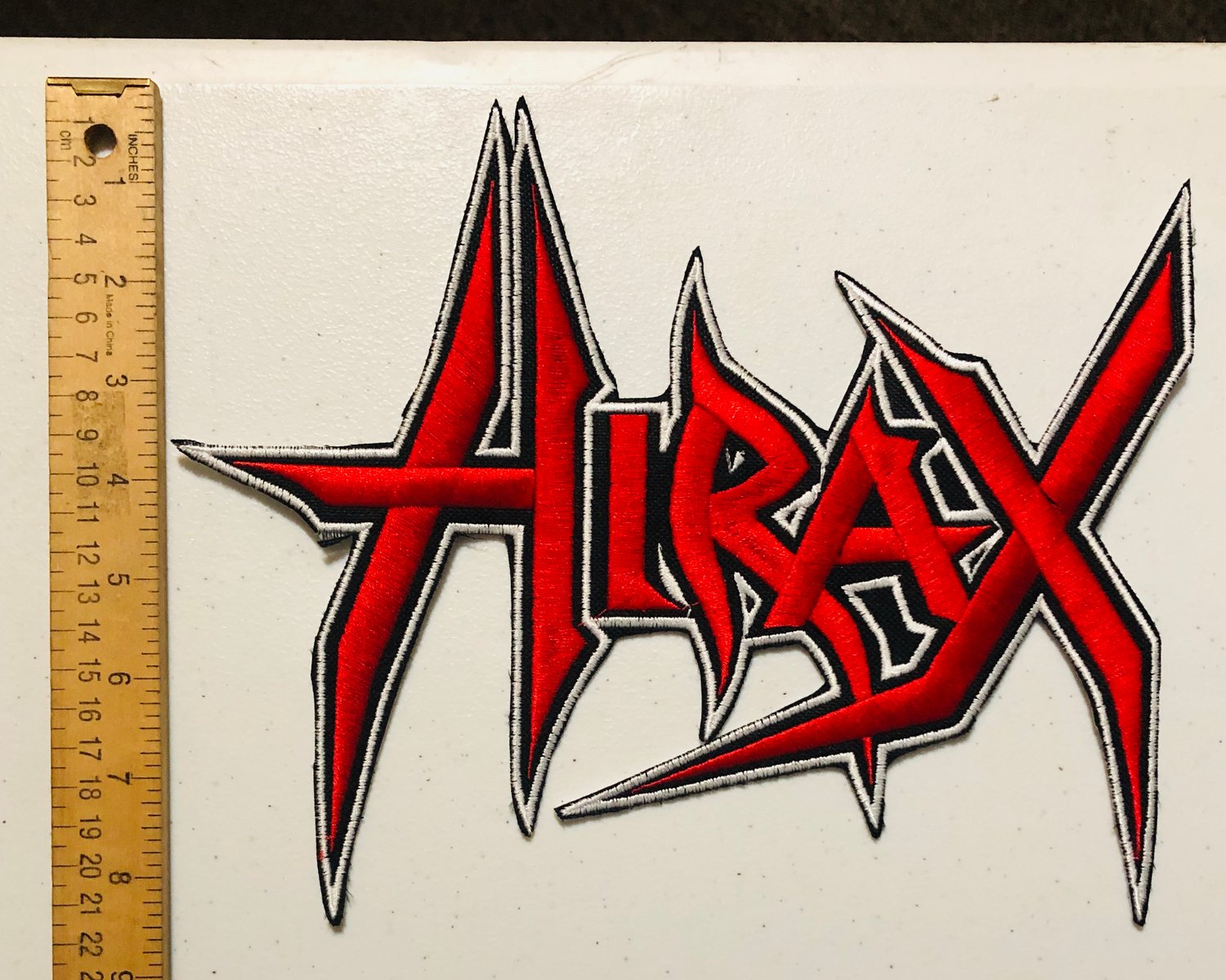 HIRAX logo Large Embroidered Patch | HIRAX