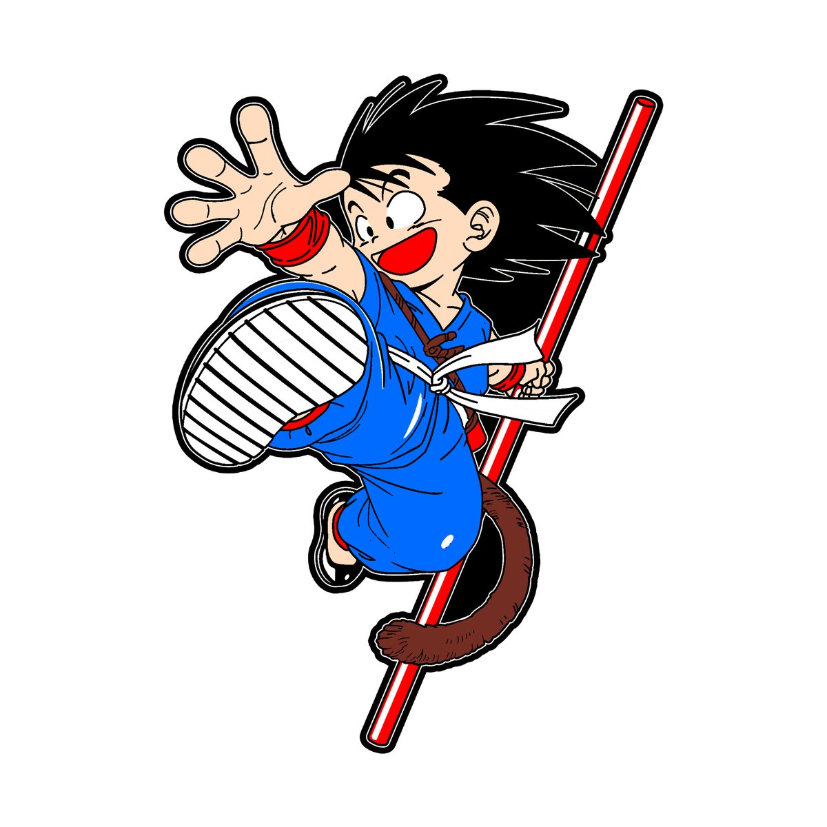 Goku Sticker | BAKA! Bootlegs