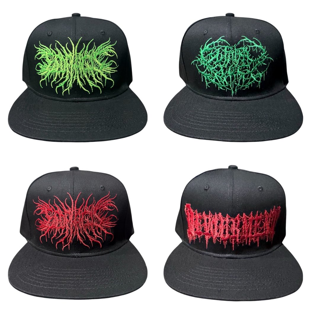 ESOPHAGUS / GUTTURAL SLUG / DEVOURMENT - SNAPBACKS | Gorehog Merchandise