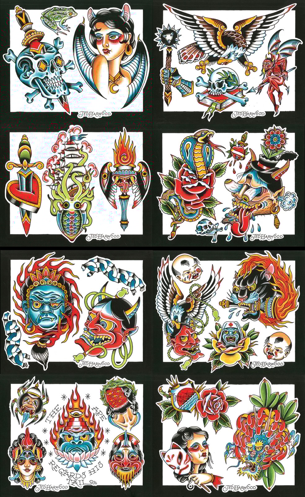 Flash Set / Tattoo Machines & Flash