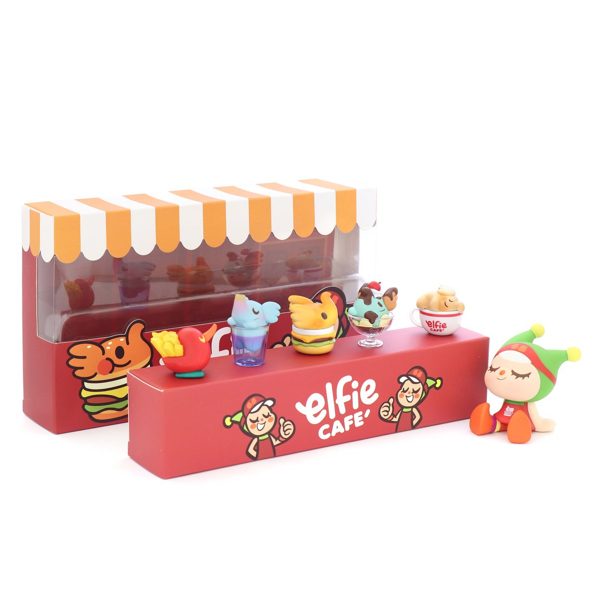 Unbox Industries — ELFIE'S CAFE MINI FIGURE COMBO BOX SET - WAREHOUSE FIND!