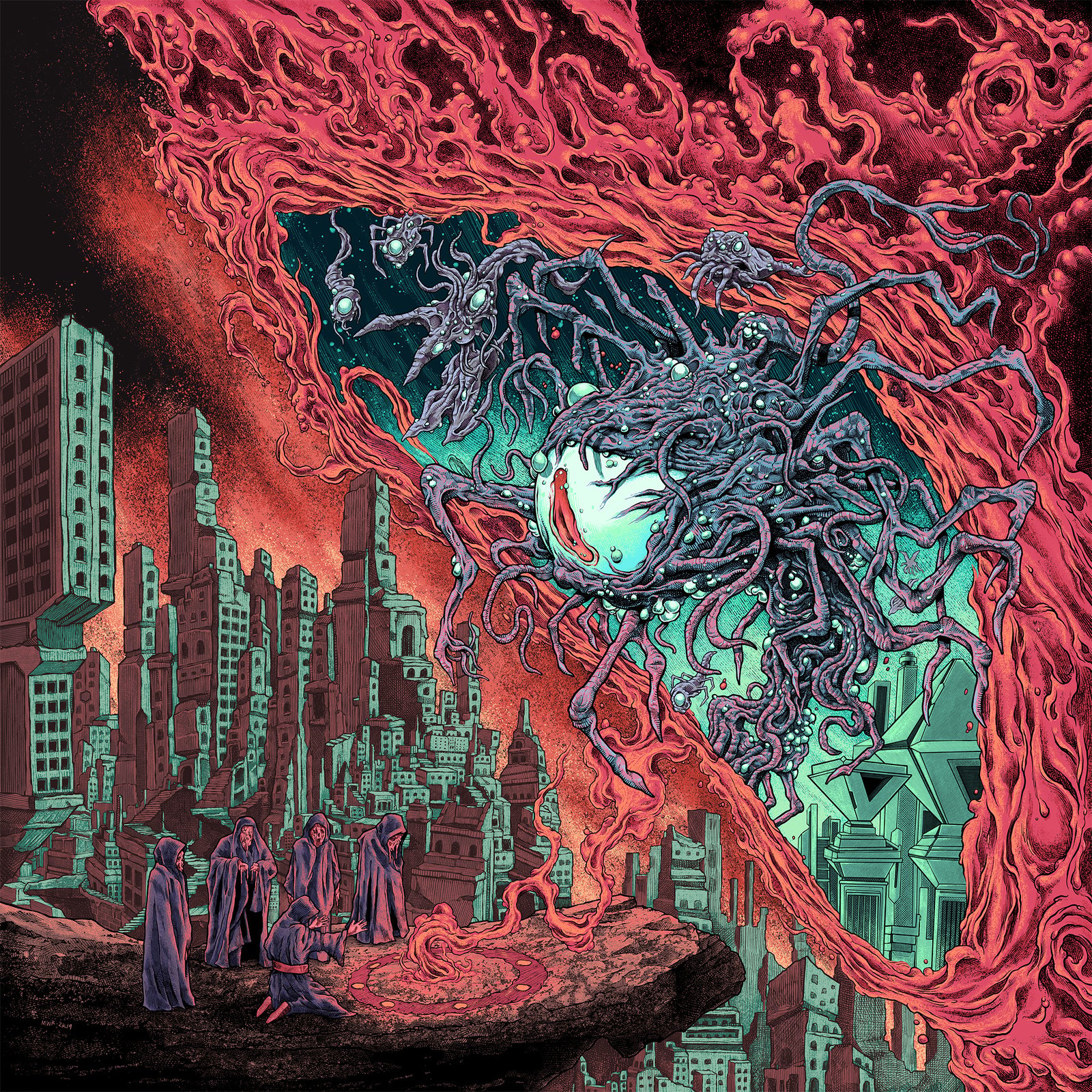 Heavy Hand Illustration — Interdimensional Invocations Fine Art Giclee ...