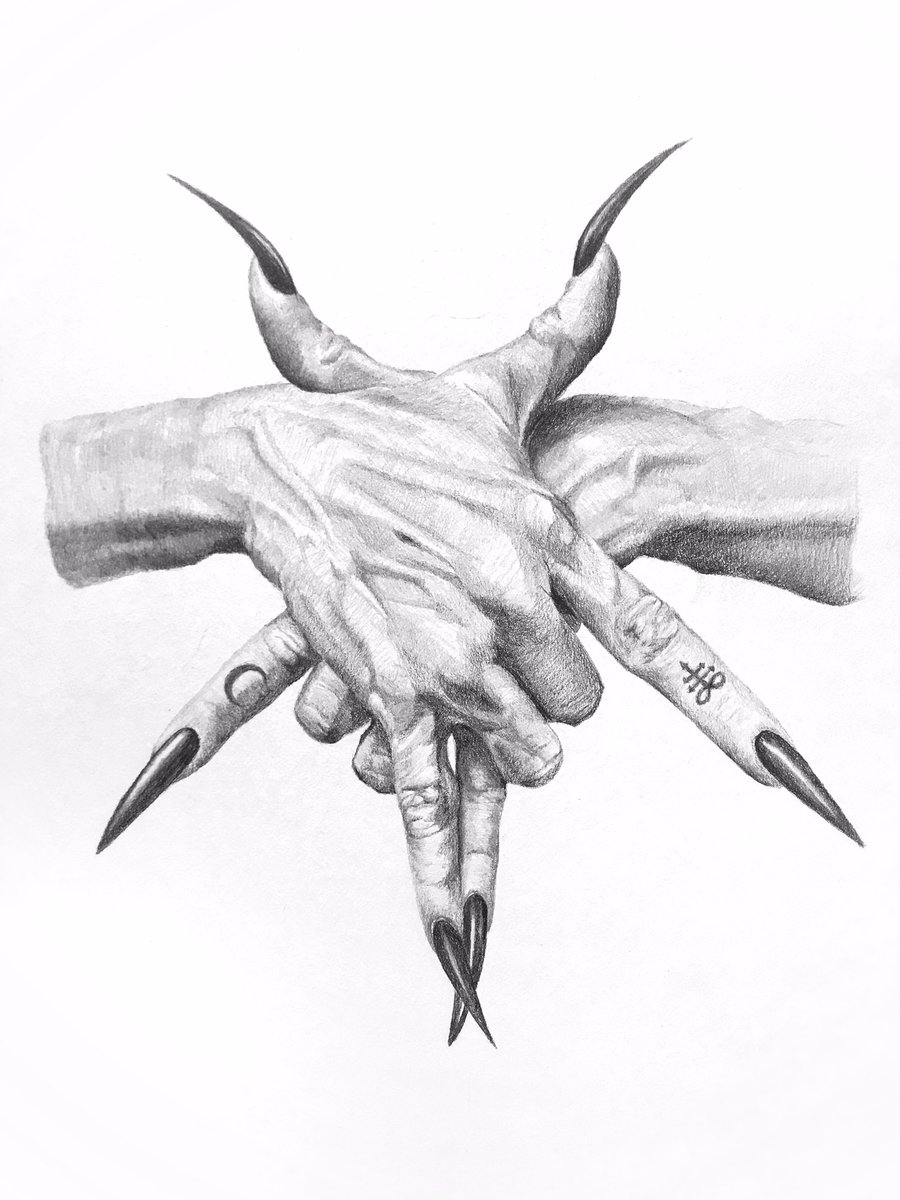 Pentagram Hands 16 x 20 inch giclée print | Lizz+Lopez Pentagram Hands 16 x 20 inch giclée print | Lizz+Lopez