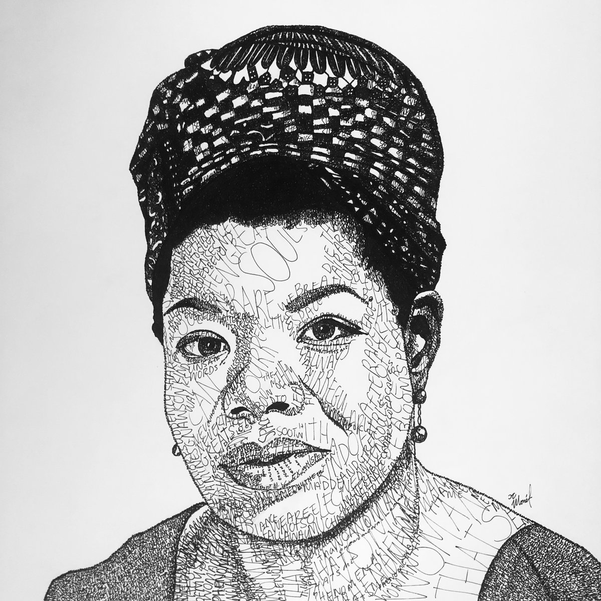 Maya Angelou | CJ MONET ART