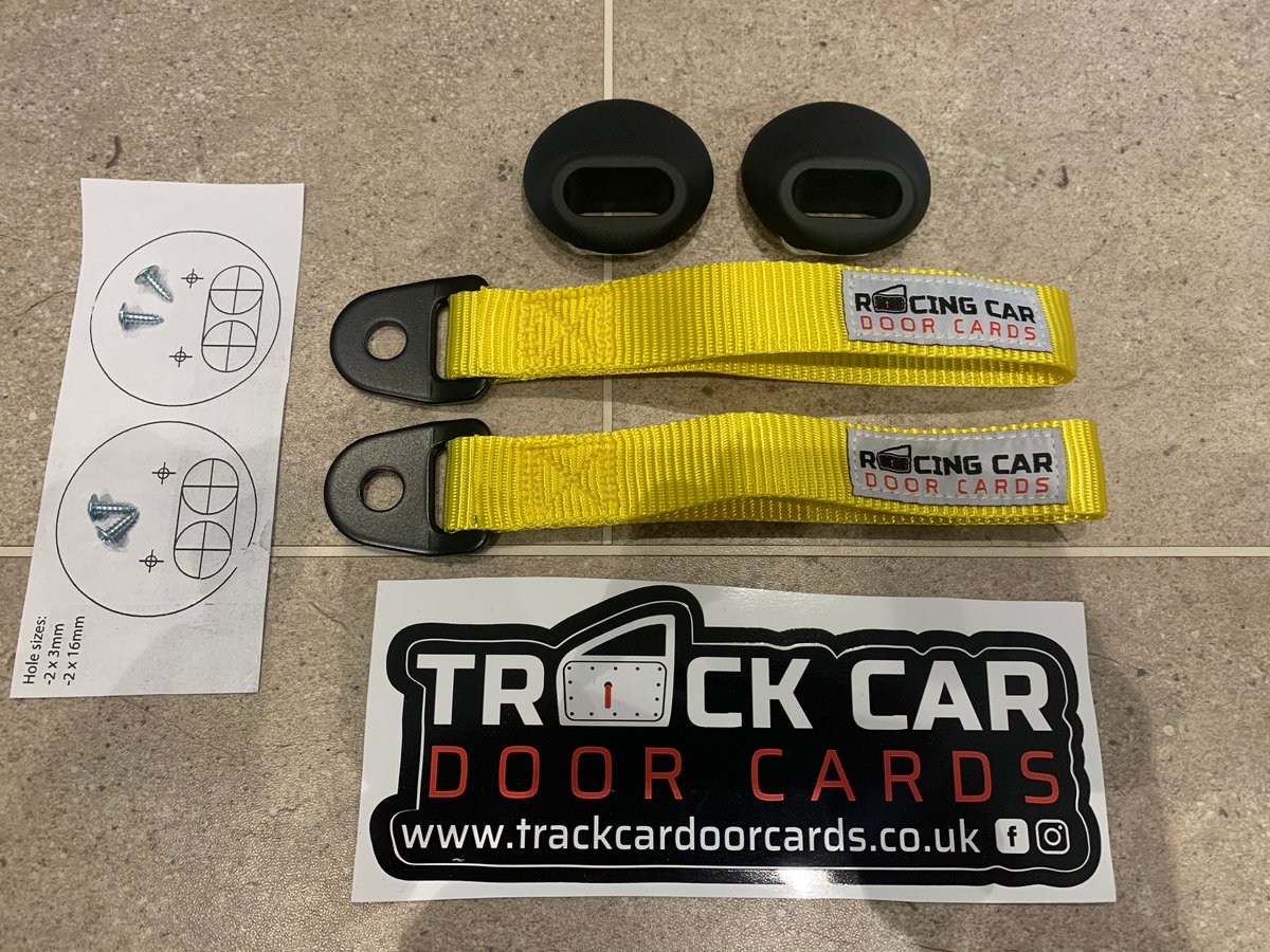 Door Pull Kit - Racing Car Door Card logo | Custom Made Door Cards ...