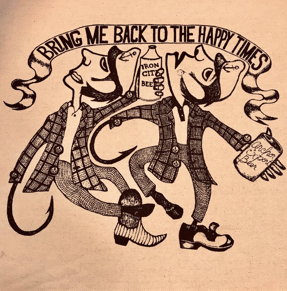 Happy Times art print | SWINGIN' UTTERS STORE