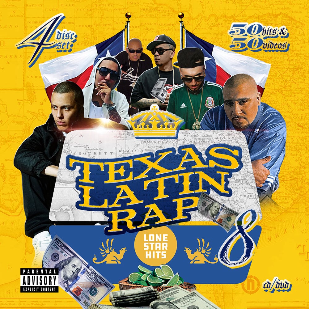 Texas Latin Rap Volume 8 (4 Disc) / G Class Clothing