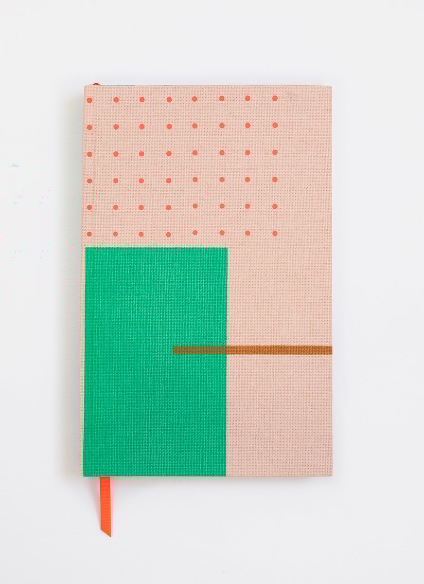 Screen printed journal 025 | kateclarkestudio