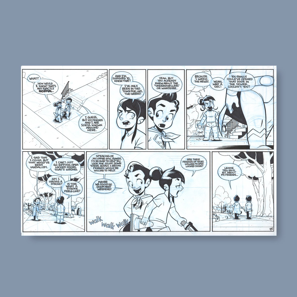 *NEW* JL8 #238 Original Art | The Art of Yale Stewart