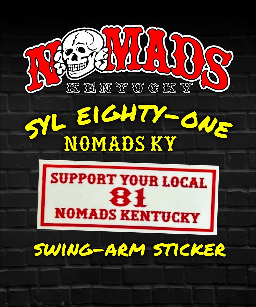 Support 81 Sticker | HAMC Kentucky Nomads