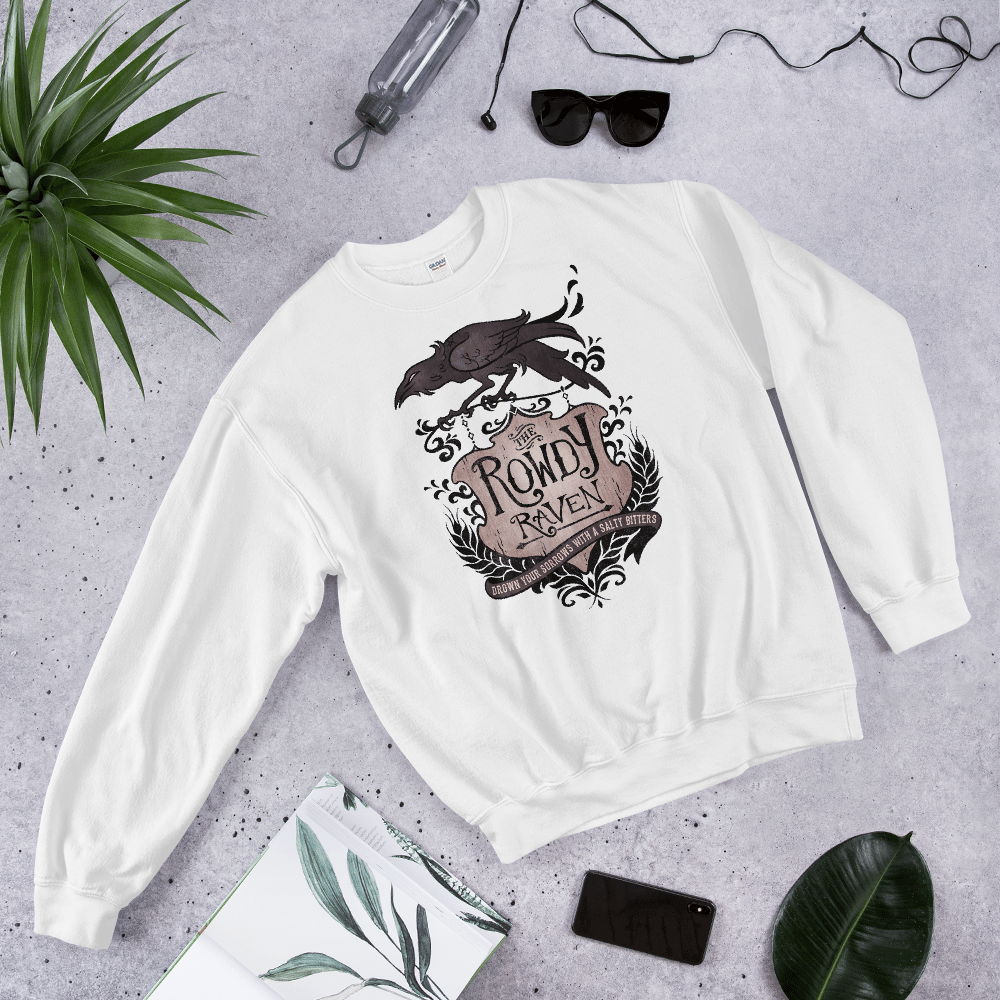 Rowdy Raven Sweatshirt | The Dorian Store