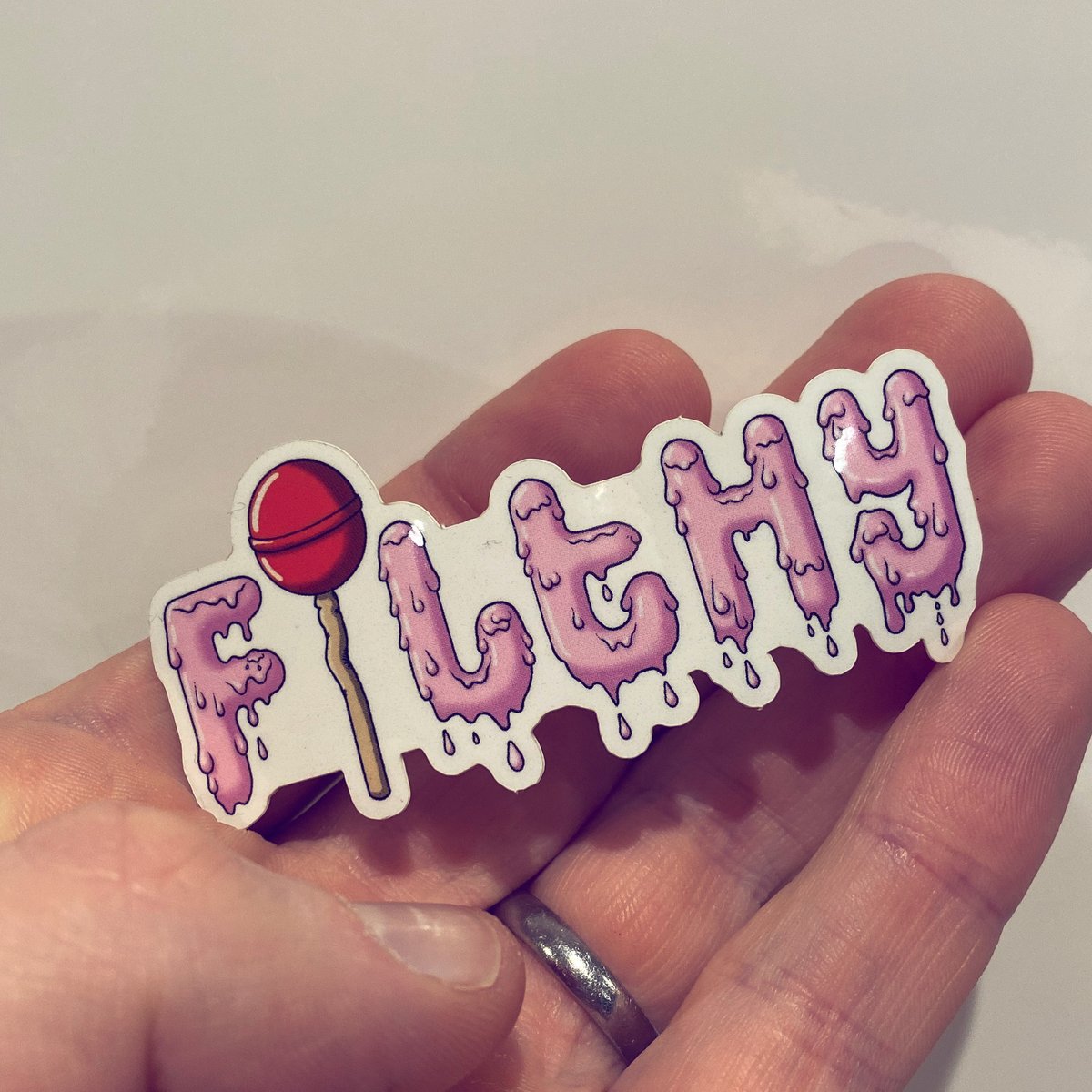 Filthy vinyl sticker | Stickerfilth