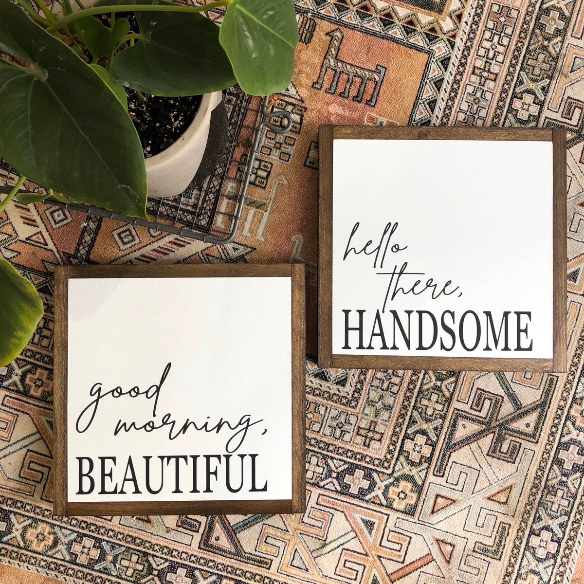 Good morning set | Chalked signs