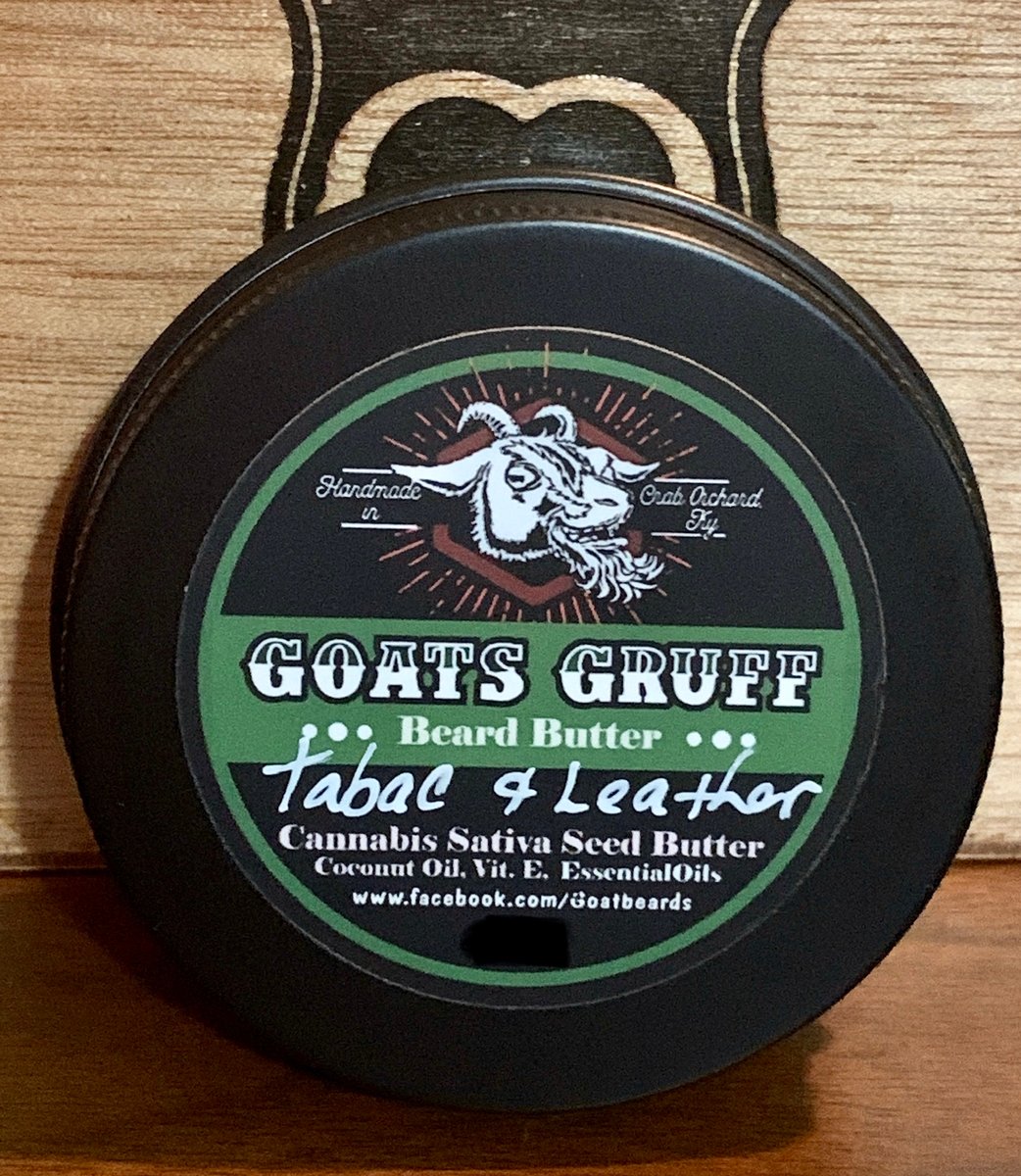 Custom Hemp Beard Butter, 2oz Tin | Goats Gruff Beards