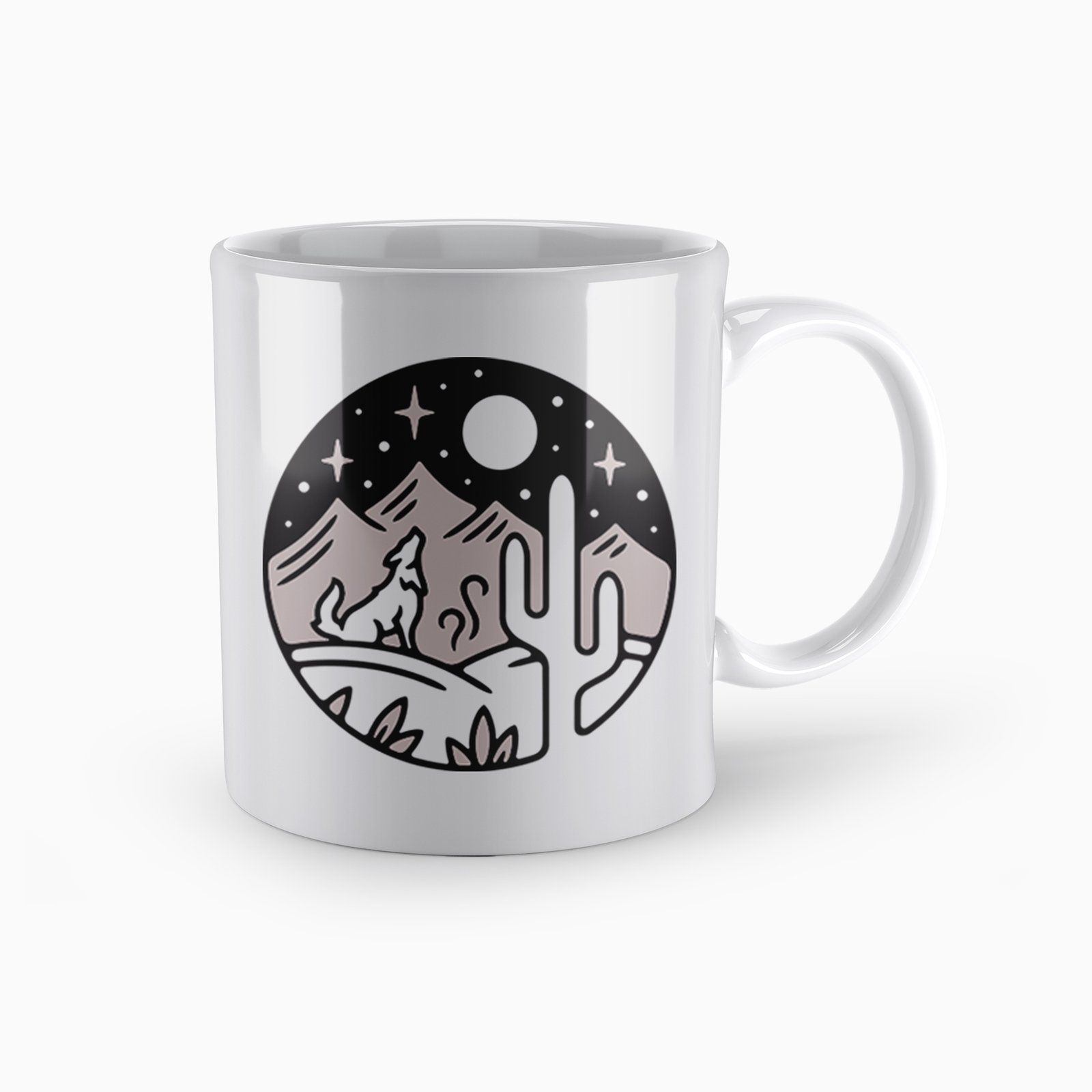 Wolf Moon Coffee Mug | Tiny Print Shop