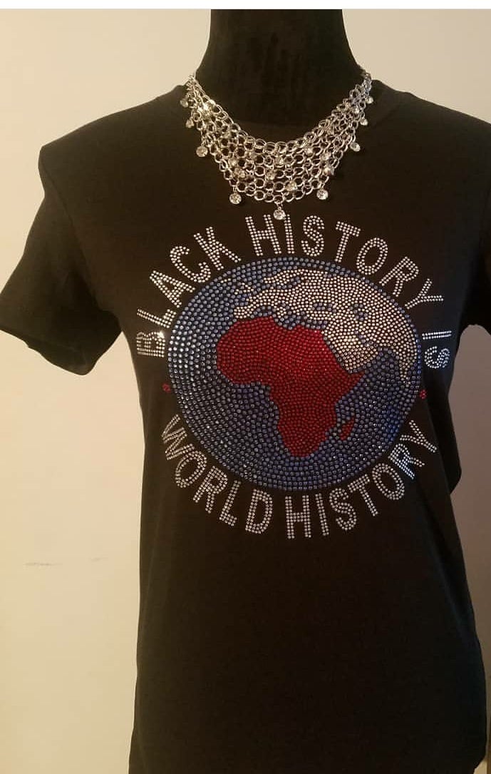 "Sparkling" Black History Shirts -2 Different Designs | Sparkling Purse ...