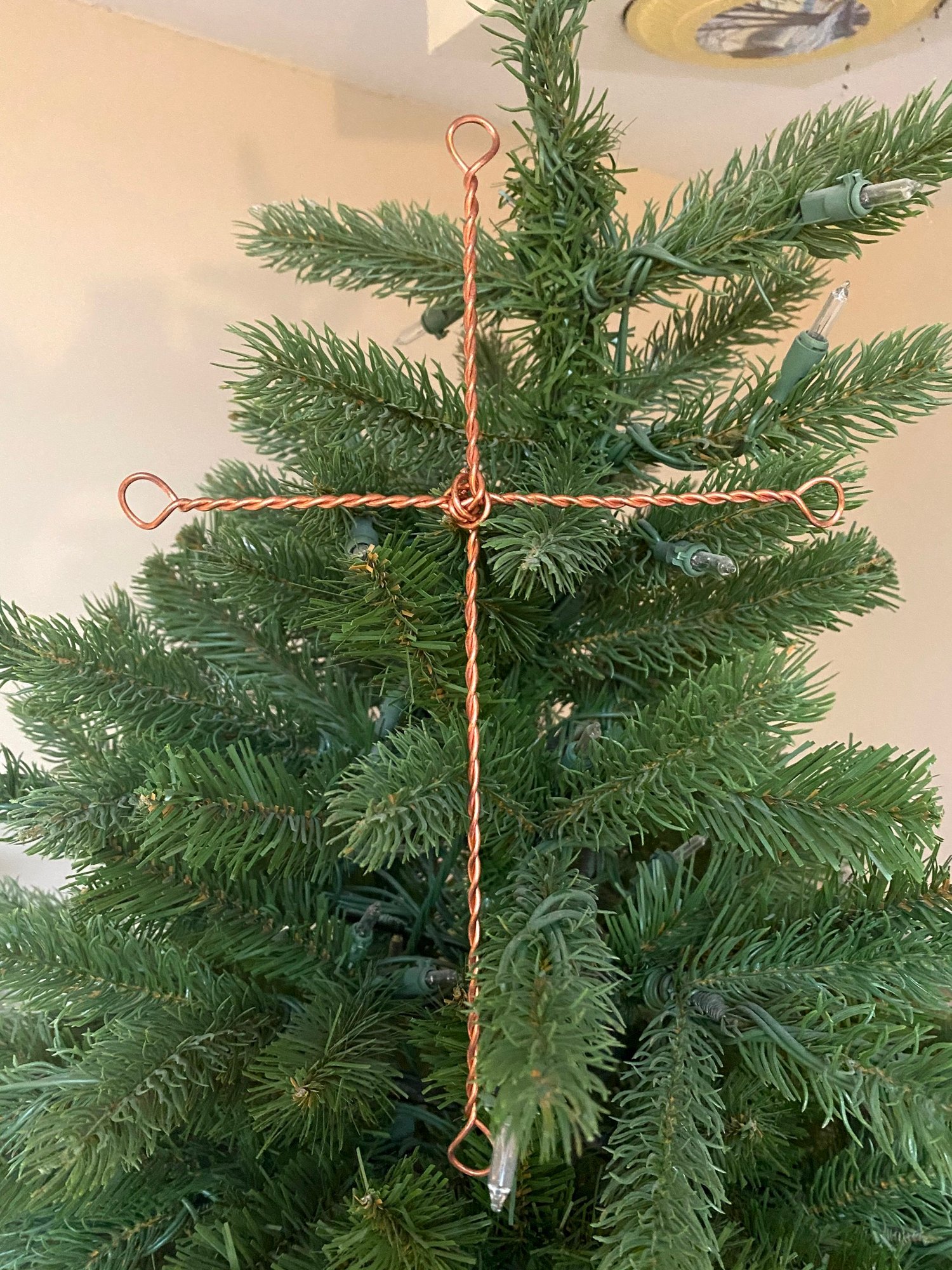 Copper Cross | Copper Cross Metalweaving