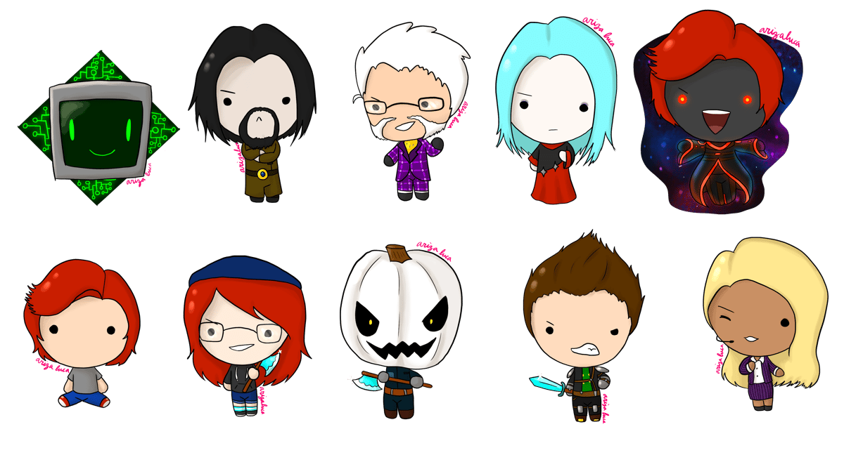 Minecraft: Story Mode Villain Stickers | Ariza Luca