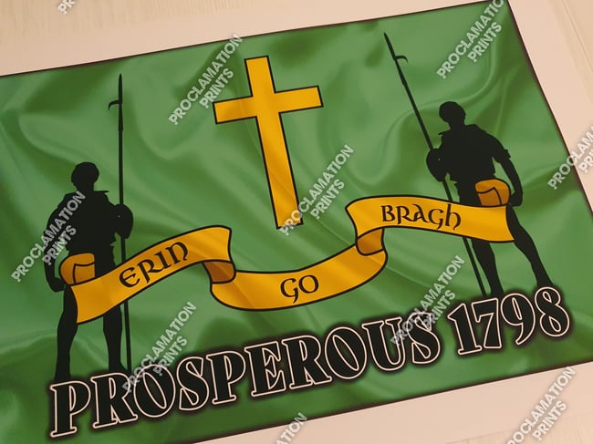 Prosperous 1798 United Irishmen A3 Print. | Proclamation Prints